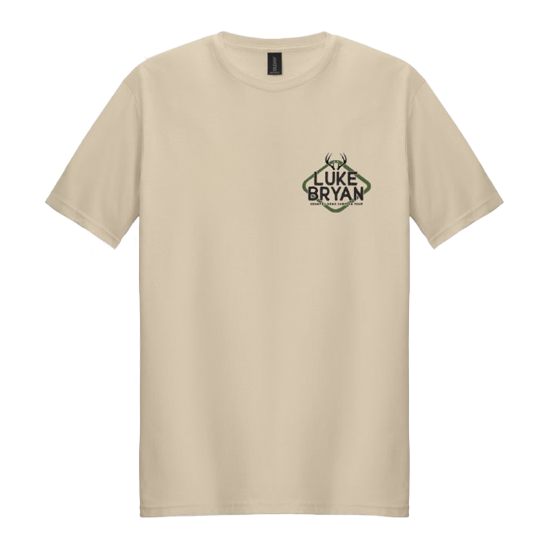 2025 Country Song Came On Tour Tan Tee – Luke Bryan